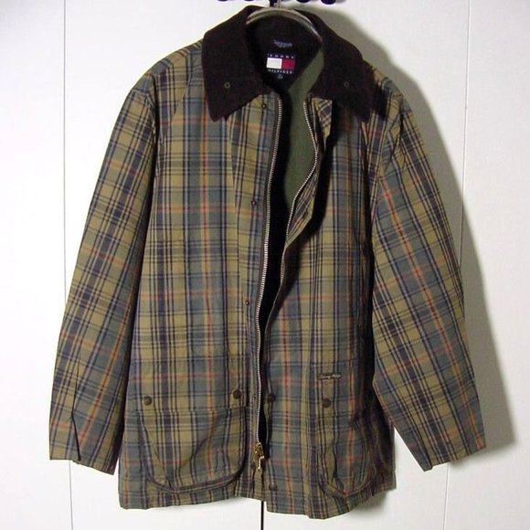 Tommy Hilfiger | Jackets & Coats | Vtg 8s Tommy Hilfiger Green Cotton ...